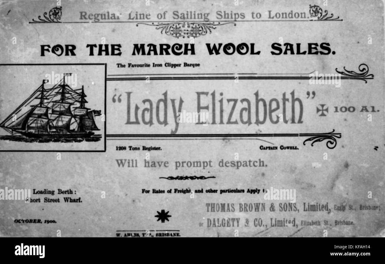 Lady Elizabeth ad Stock Photo - Alamy