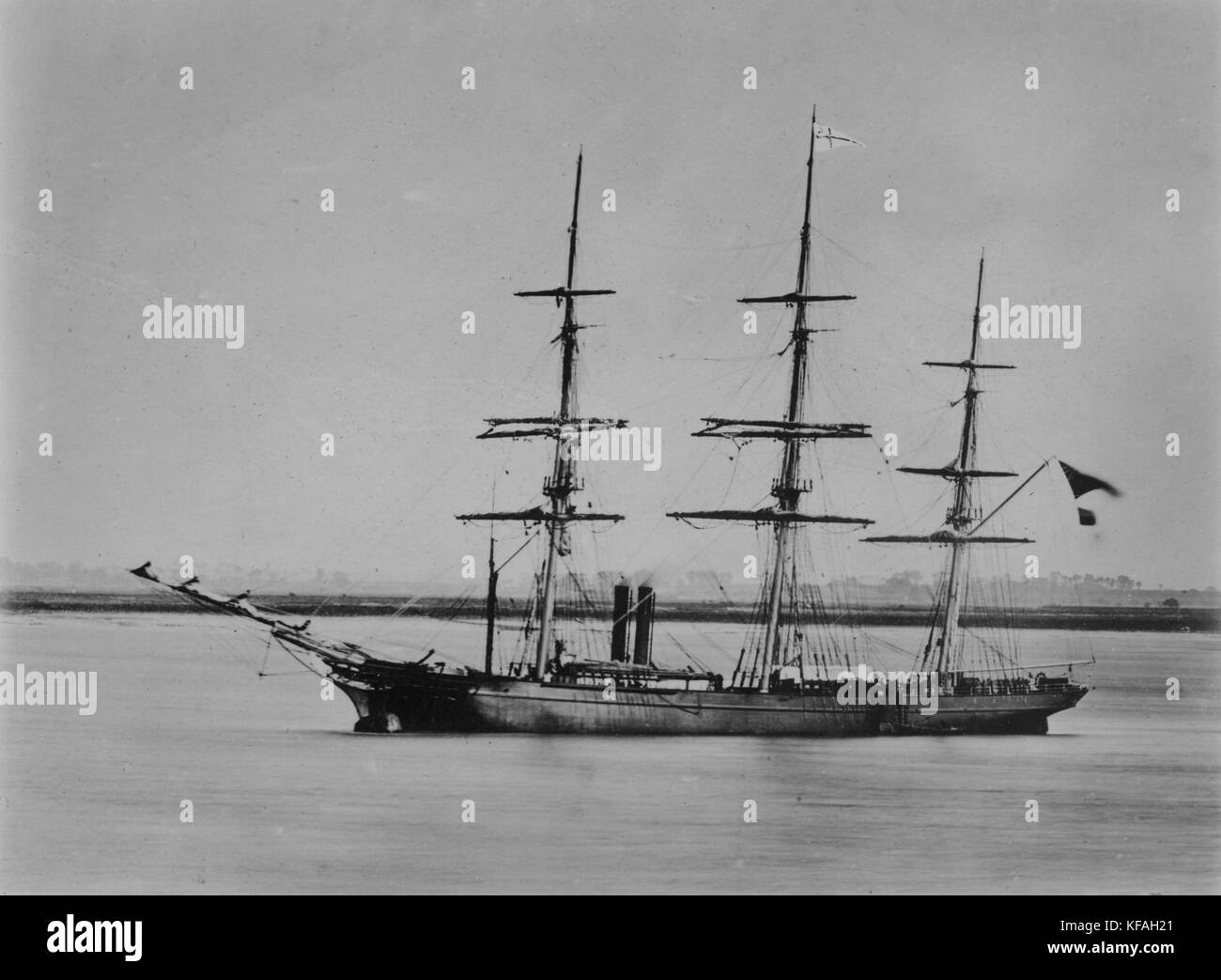 Lahloo (ship, 1867) SLV H91.250 135 Stock Photo - Alamy