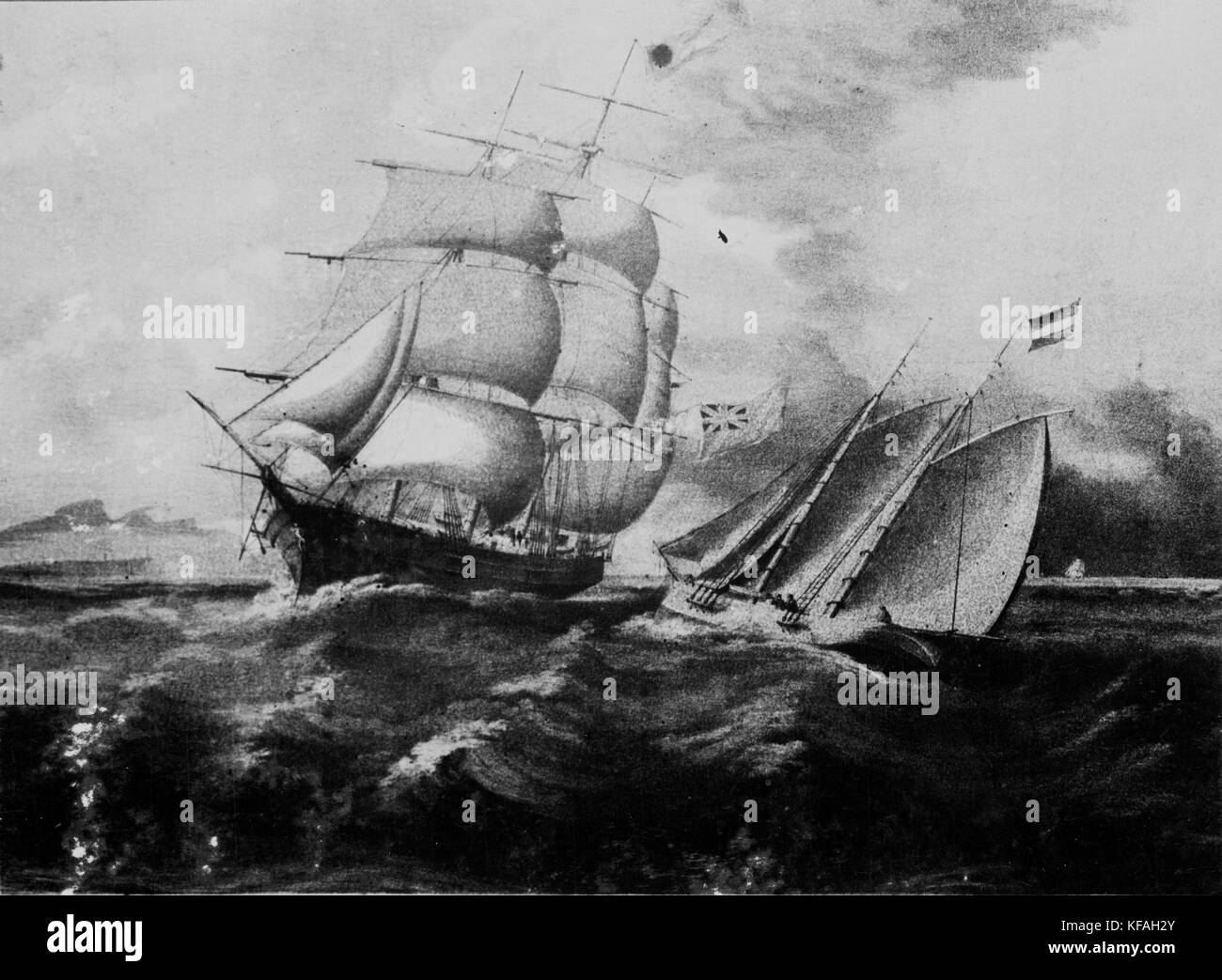 Lightning (clipper, 1854) SLV H99.220 652 Stock Photo - Alamy