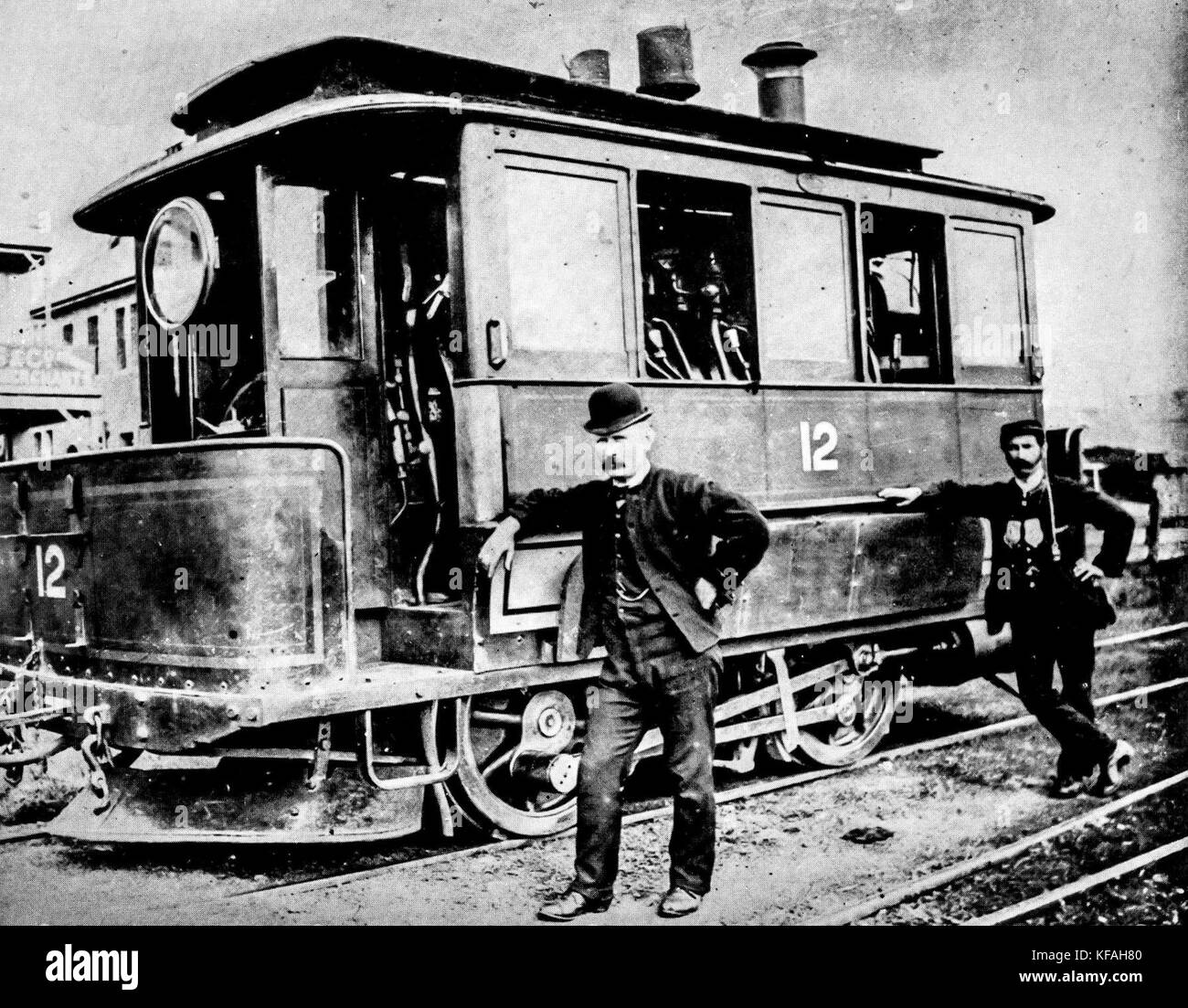 NSWGR Stream Tram Engine 12 Stock Photo - Alamy