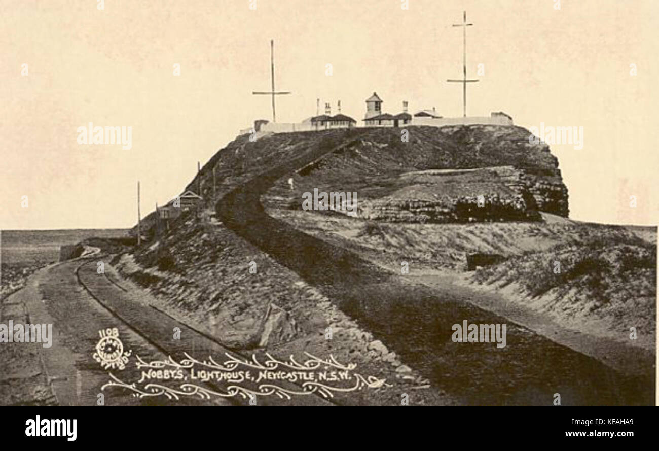 Nobbys Head c1910 Stock Photo - Alamy