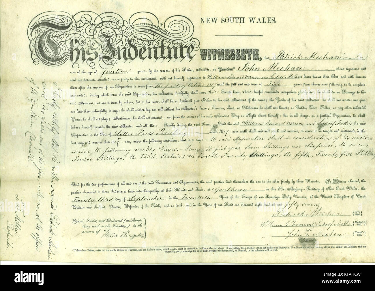 Indenture High Resolution Stock Photography and Images - Alamy