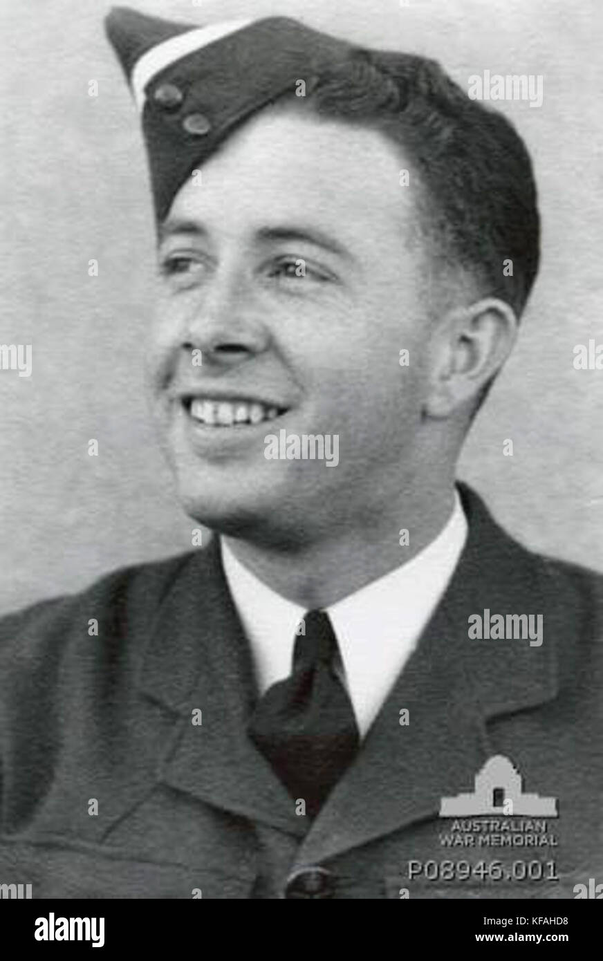 Pilot Officer Brown RAAF AWM P08946.001 Stock Photo - Alamy