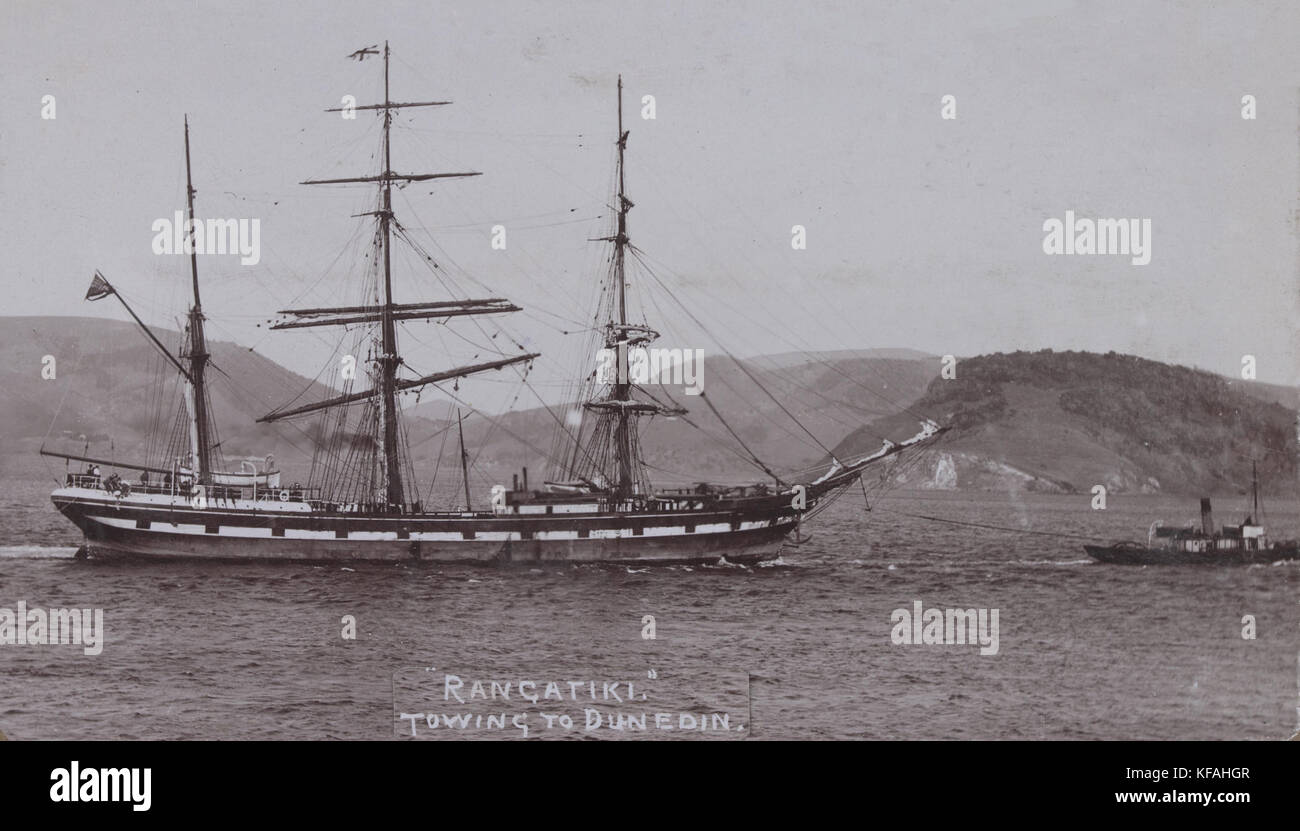 A photograph of the Rangitiki, a ship launched in 1863. The image ...