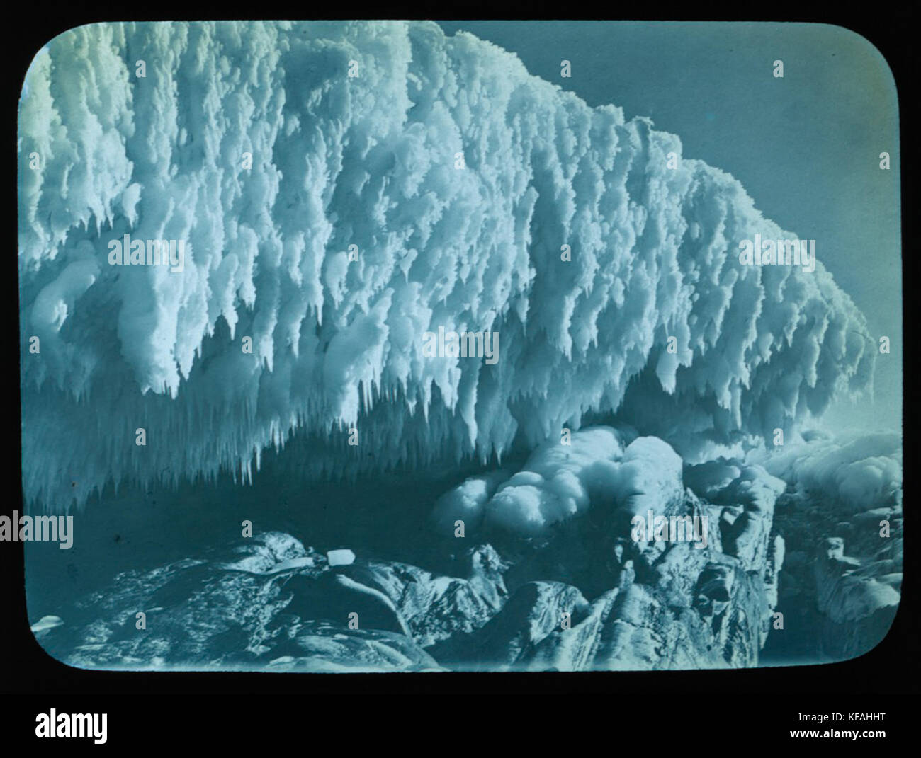 Canopy of ice Adelie Land Stock Photo - Alamy