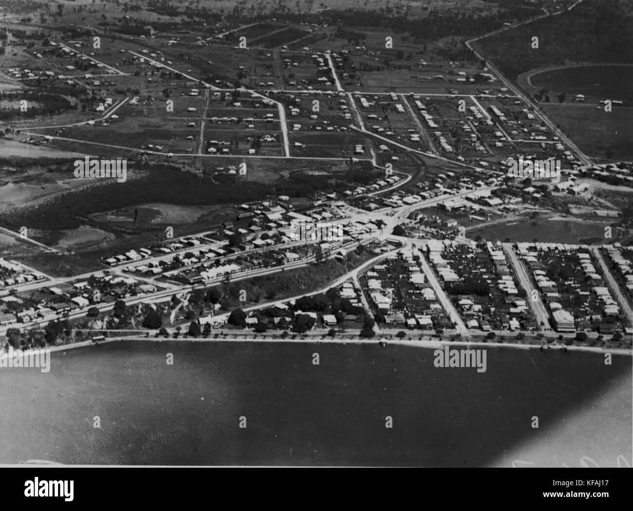 1 116348 Aerial photograph of Sandgate, Brisbane, ca. 1936 Stock Photo ...