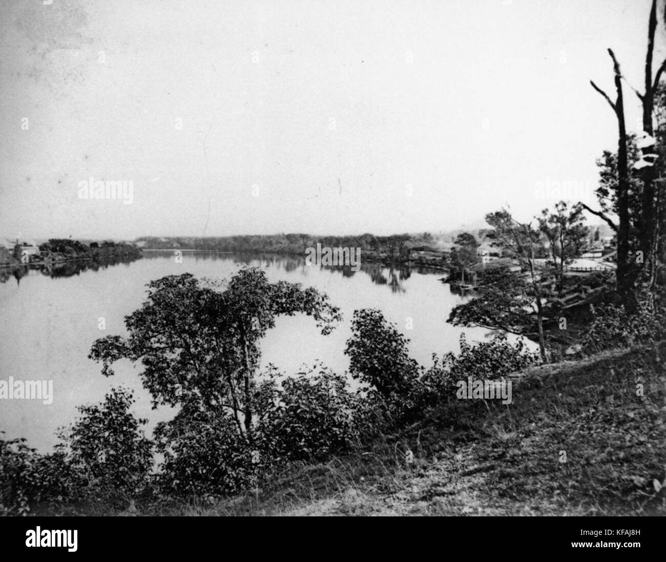 1 130867 Milton Reach on the Brisbane River, ca. 1890 Stock Photo - Alamy