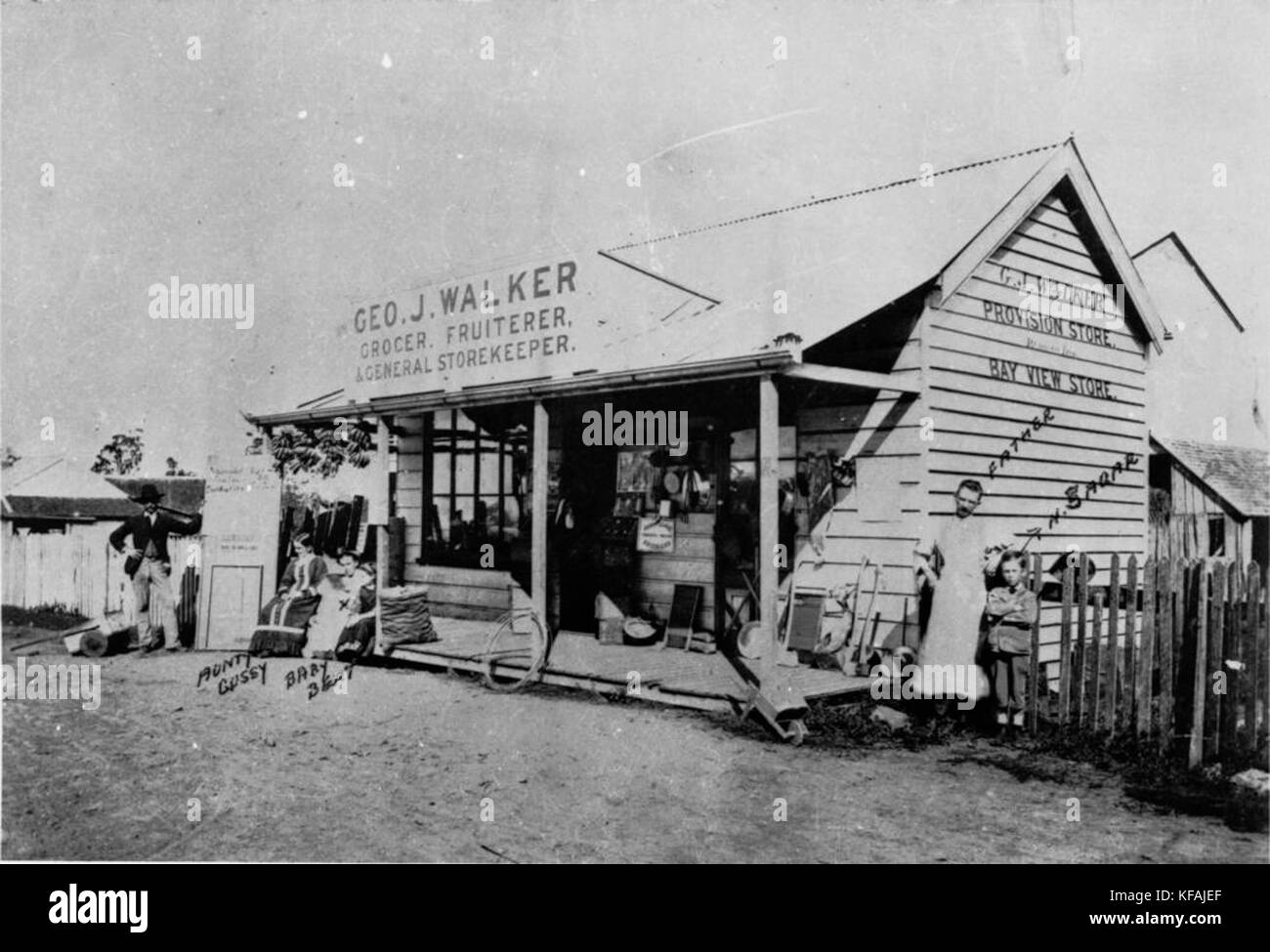 1 116532 George Walker's Bay View Grocery Store, Shorncliffe, 1880 ...
