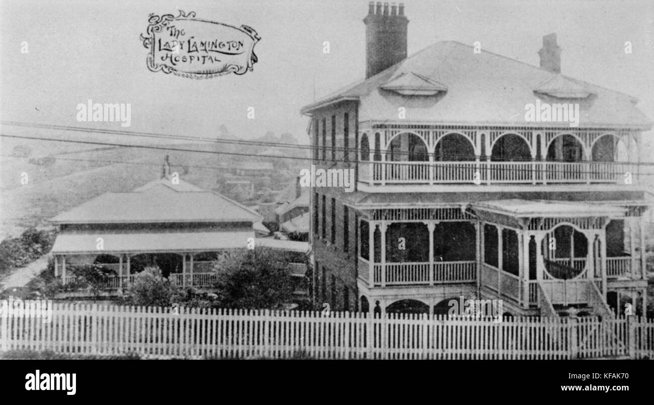 1 104828 View of the Lady Lamington Hospital, Brisbane, ca. 1909 Stock ...