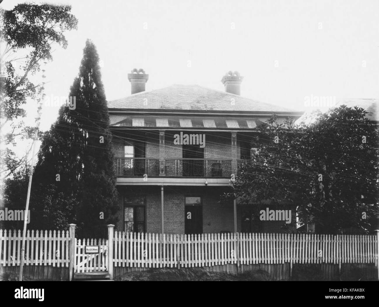 Brisbane heritage architecture Black and White Stock Photos & Images ...