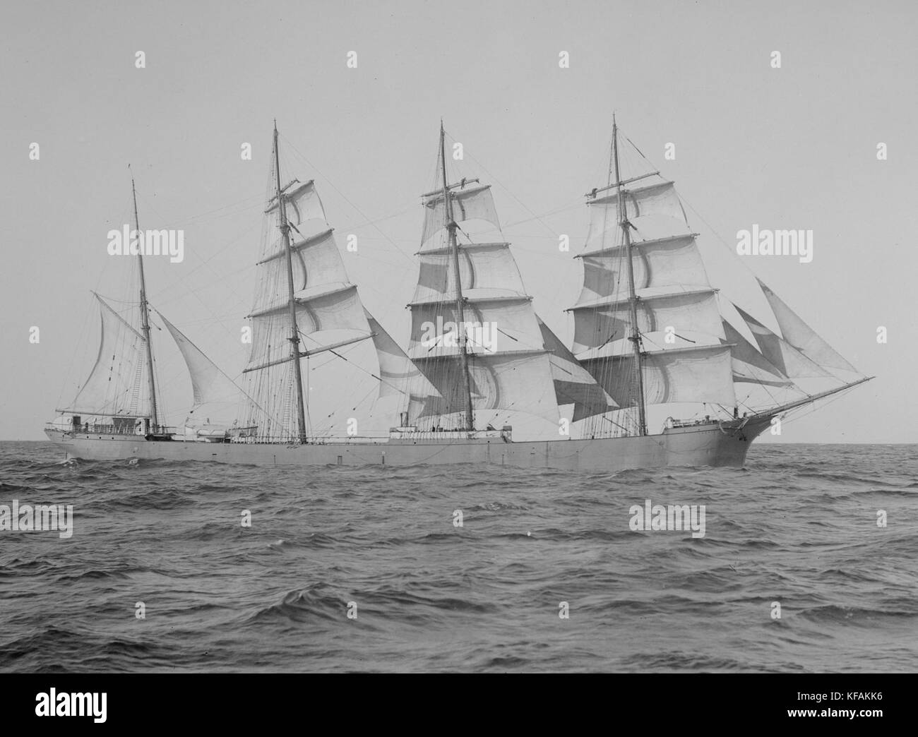 The 'Lawhill' ship, built in 1892, is depicted in this image ...
