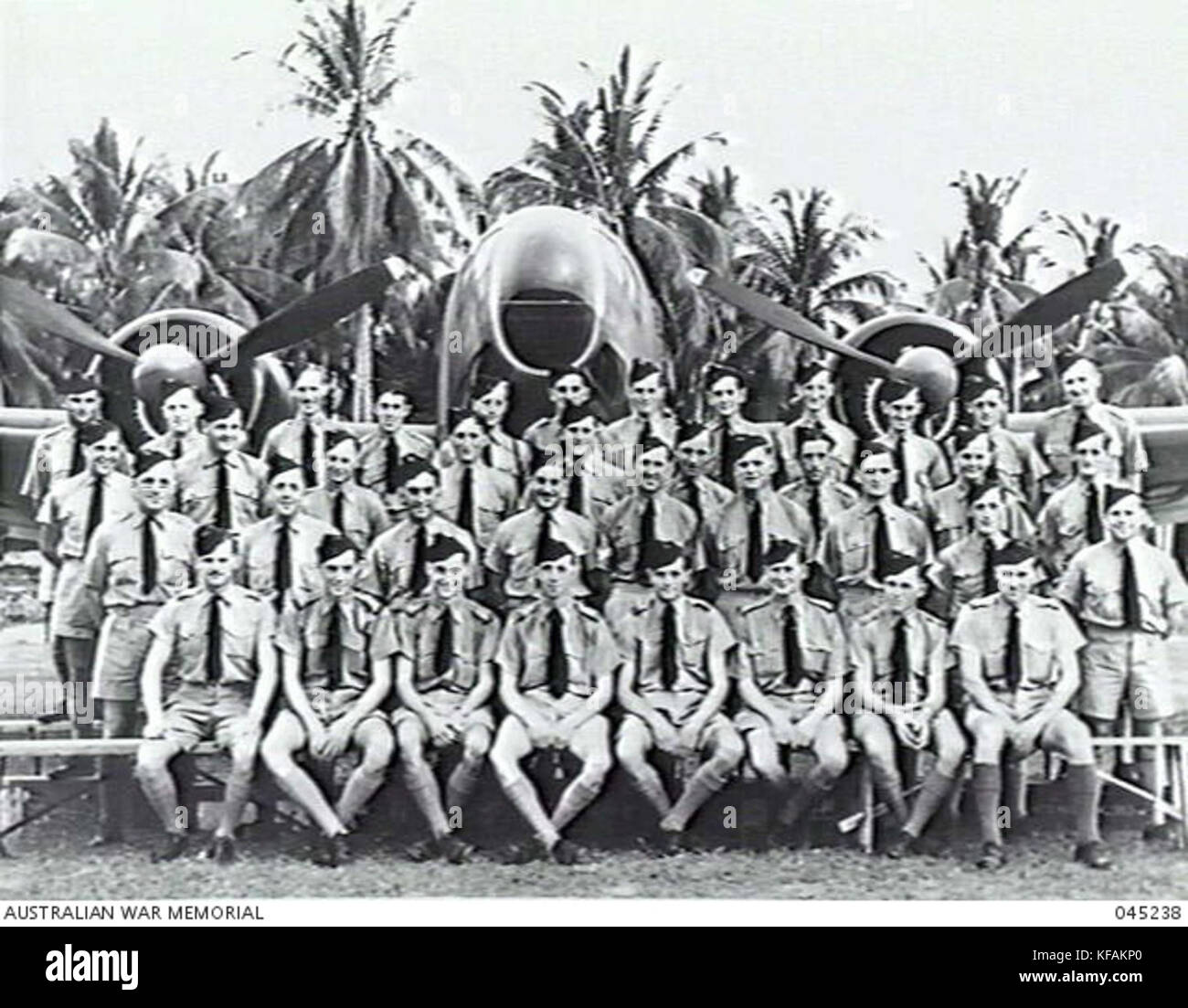 8 Squadron RAAF C Flight personnel Malaya April 1941 AWM 045238 Stock ...