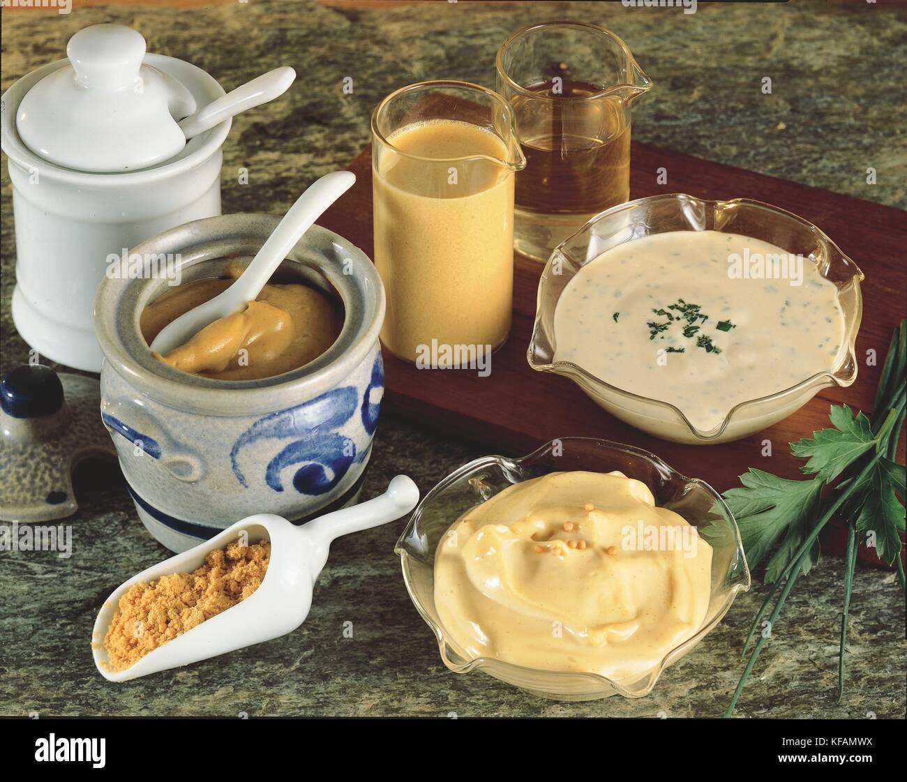 Still Life, Mustard Stock Photo - Alamy