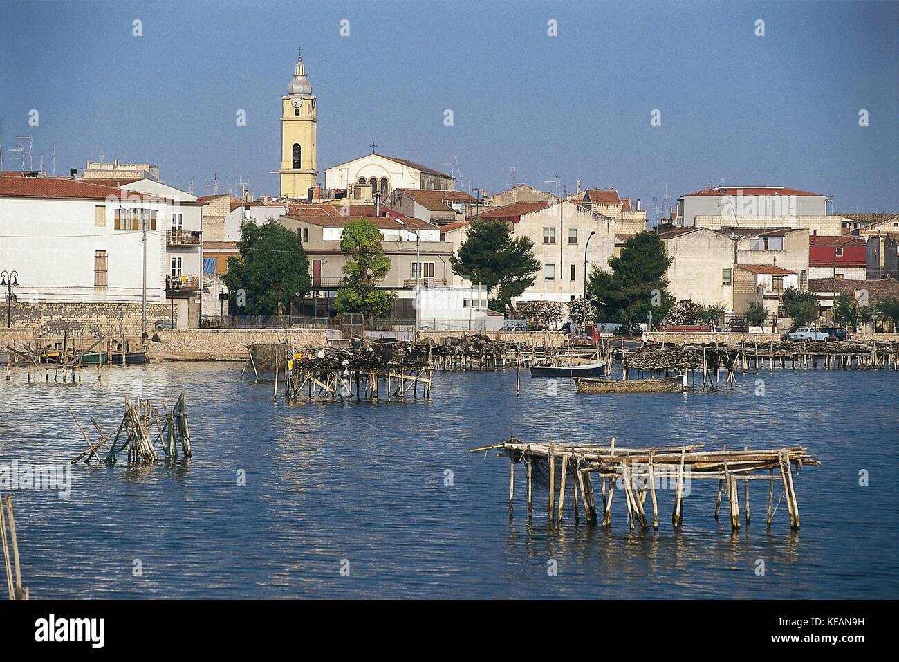 Italy, Apulia Region, Gargano National Park, Lake Lesina Stock Photo ...