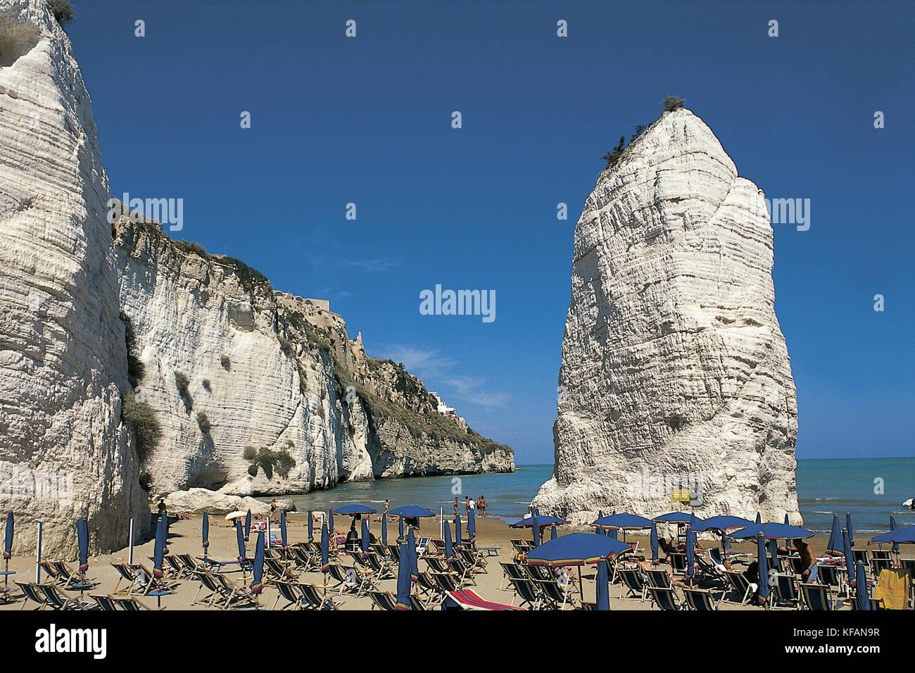 Italy, Apulia Region, Gargano National Park, Vieste, Pizzomunno and ...