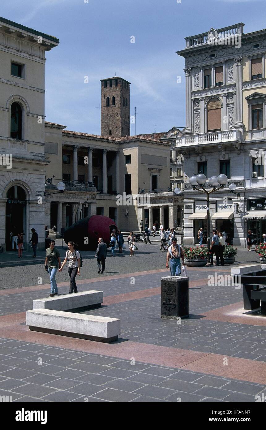 Italy, Veneto Region, Padua, Cavour Square Stock Photo - Alamy