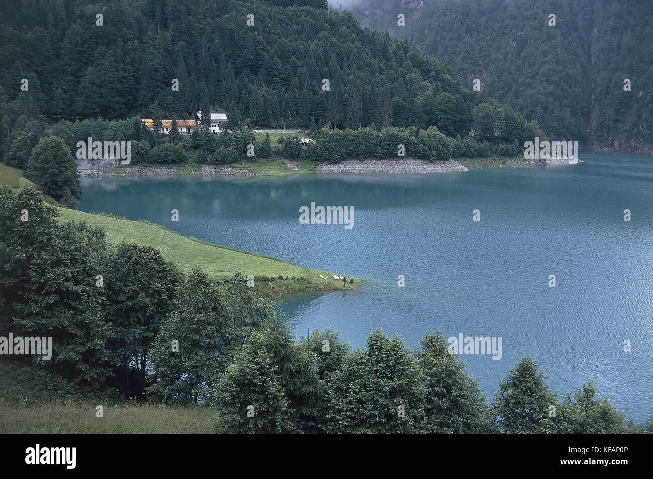 Italy, Friuli Venezia Giulia Region, Lake Sauris Stock Photo - Alamy