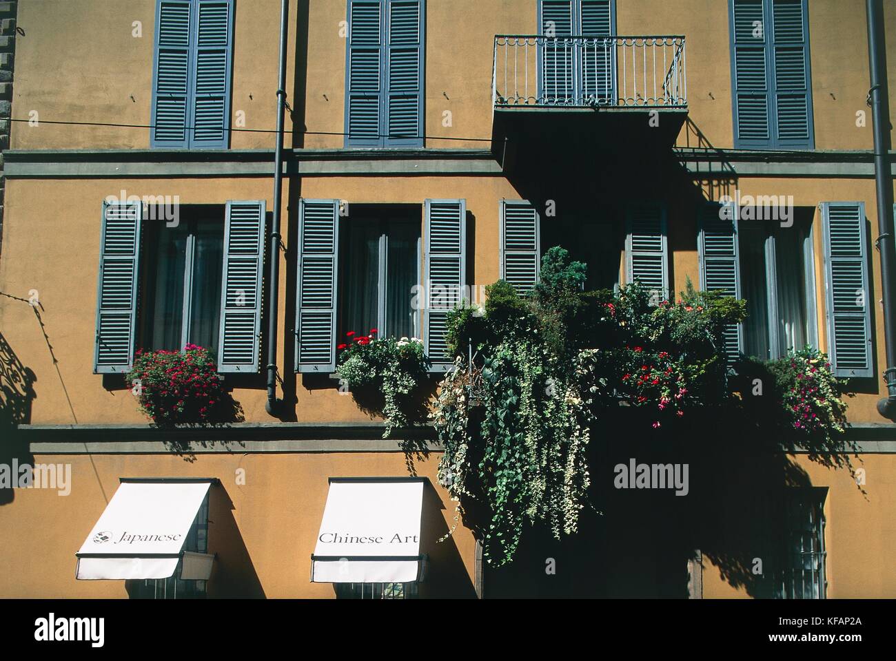 Lombardy Milan Window Stock Photo - Alamy