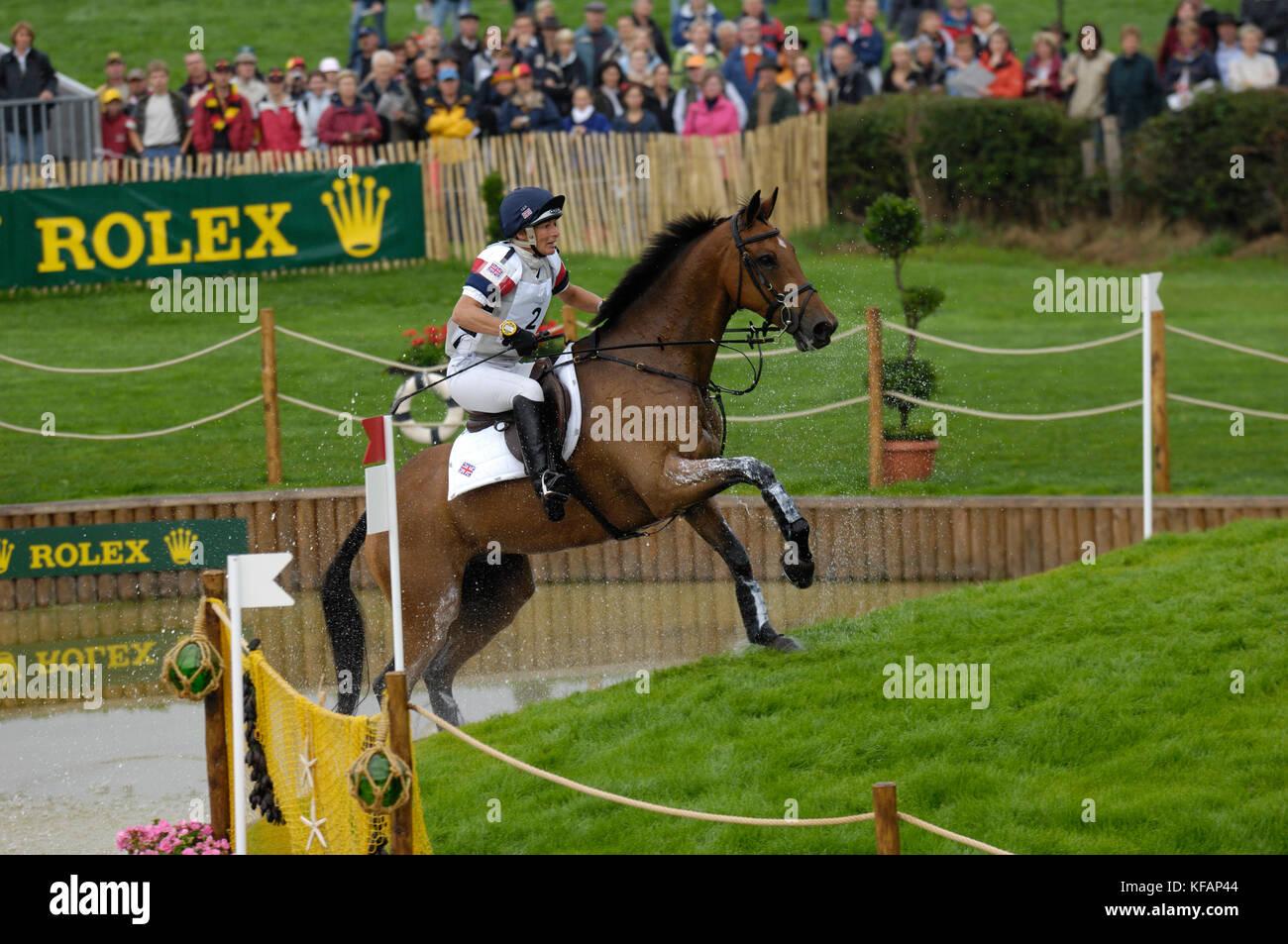 Mary King (GBR) riding Call Again Cavalier - World Equestrian Games ...