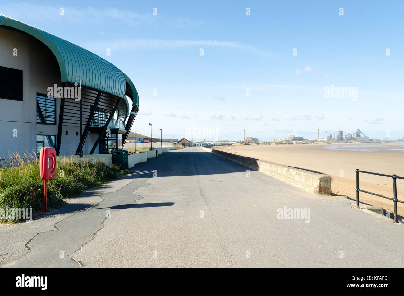 The Promenade at Redcar Looking NorthWest Stock Photo - Alamy