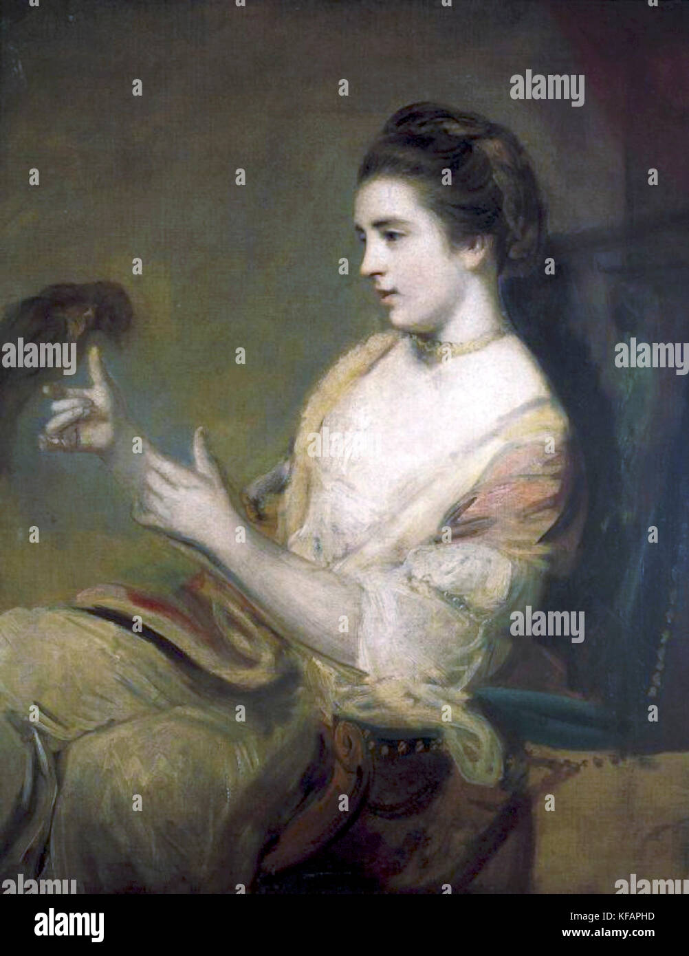 Kitty Fisher and parrot, by Joshua Reynolds (1763/4) Kitty Fisher was a ...