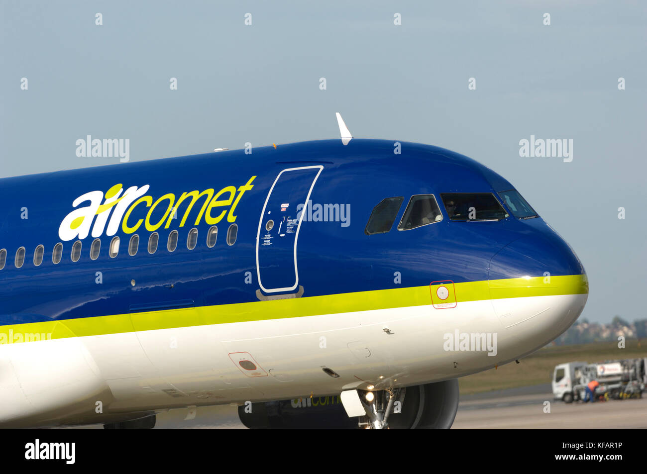 an Air Comet, Spain Airbus A320-211 taxiing Stock Photo - Alamy