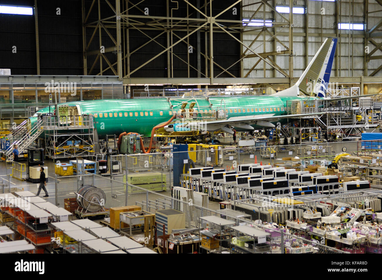 a Copa Airlines Boeing 737-800 (LN2343) on the production-line Stock ...