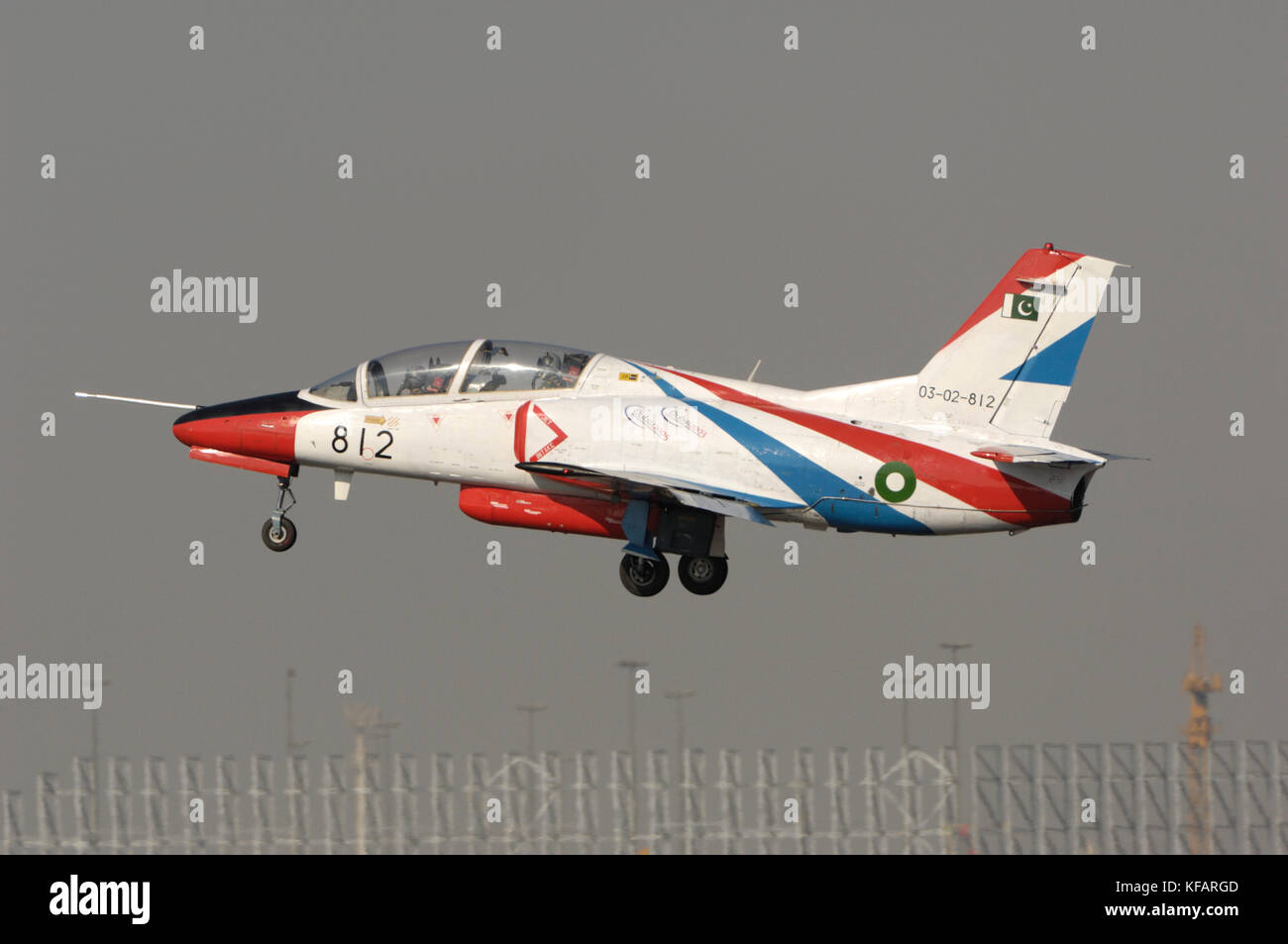 Pakistan - AirForce Nanchang K-8 Karakorum taking-of at the Dubai ...