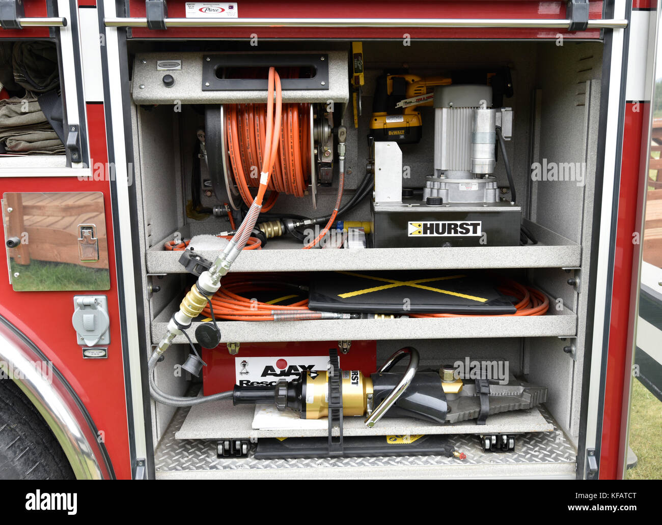 Fire truck, fire engine, Palmer, Alaska, USA Stock Photo - Alamy