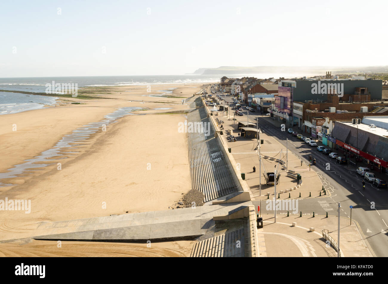 An Aerial Southeasterly View from 'The Beacon', Redcar Stock Photo - Alamy