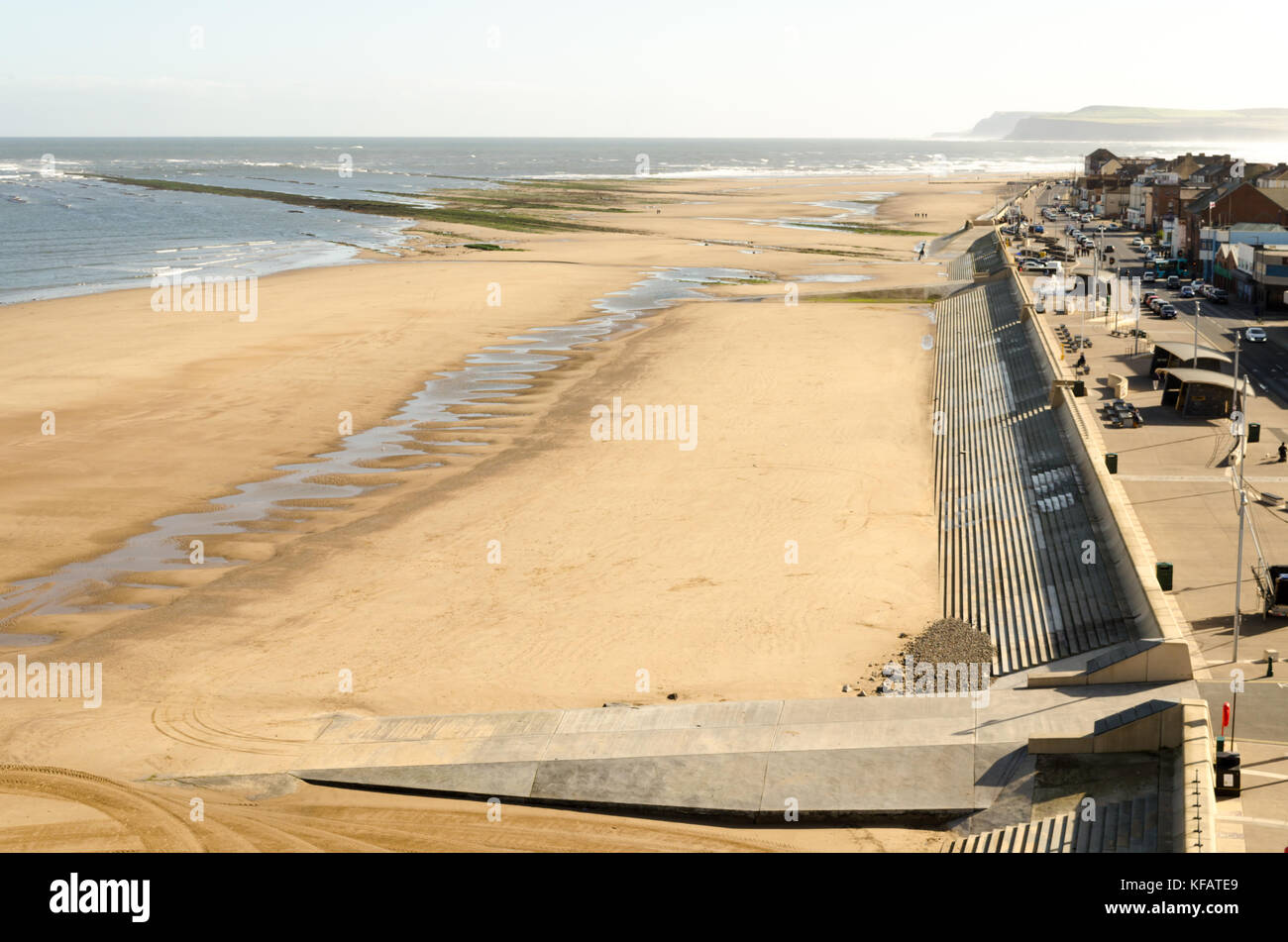 An Aerial Southeasterly View from 'The Beacon', Redcar Stock Photo - Alamy