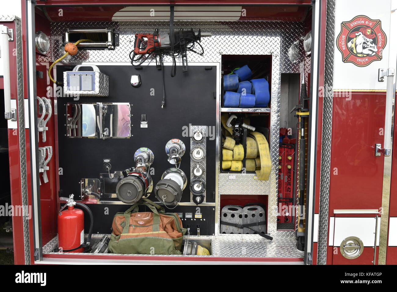 Fire truck, fire engine, Palmer, Alaska, USA Stock Photo - Alamy