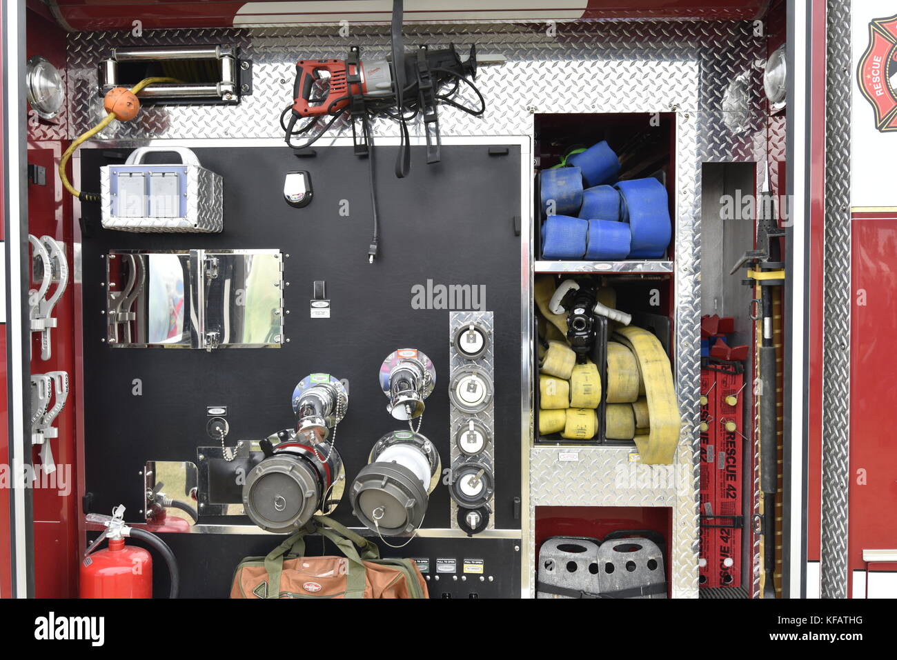 Fire truck, fire engine, Palmer, Alaska, USA Stock Photo - Alamy