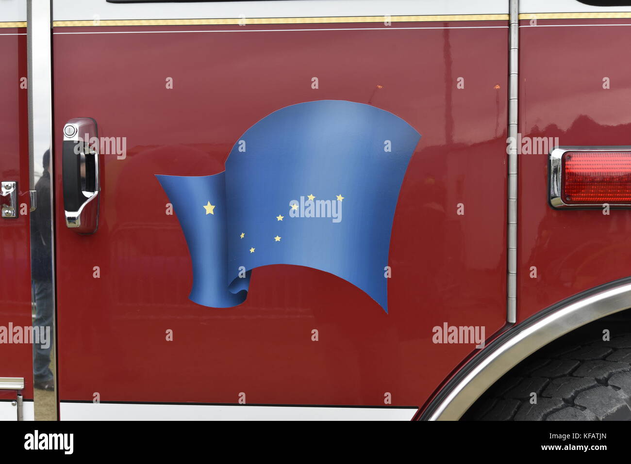 Fire truck, fire engine, Palmer, Alaska, USA Stock Photo - Alamy