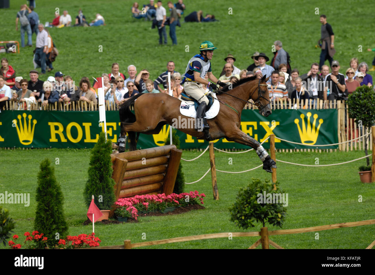 Phillip Dutton (AUS) riding Connaught - World Equestrian Games, Aachen ...