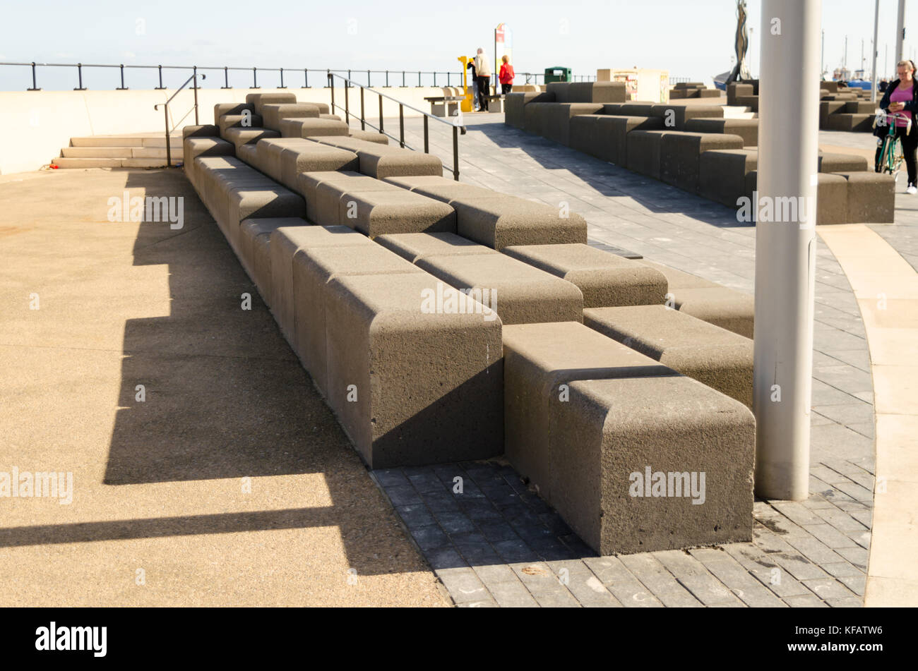 Redcar seats esplanade hi-res stock photography and images - Alamy