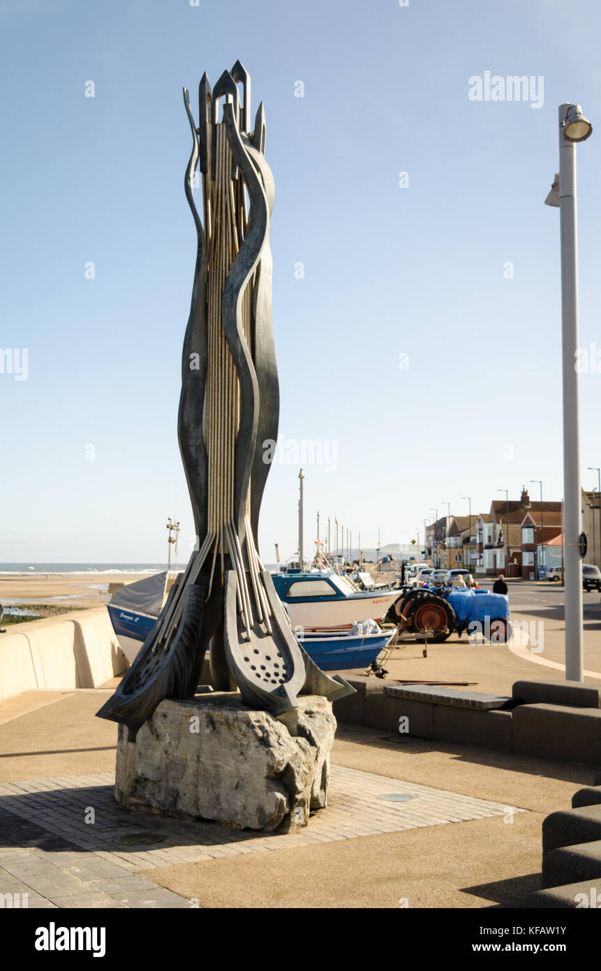 'Lifelines' (2013) Public Artwork by Ian Randall, situated at Redcar ...