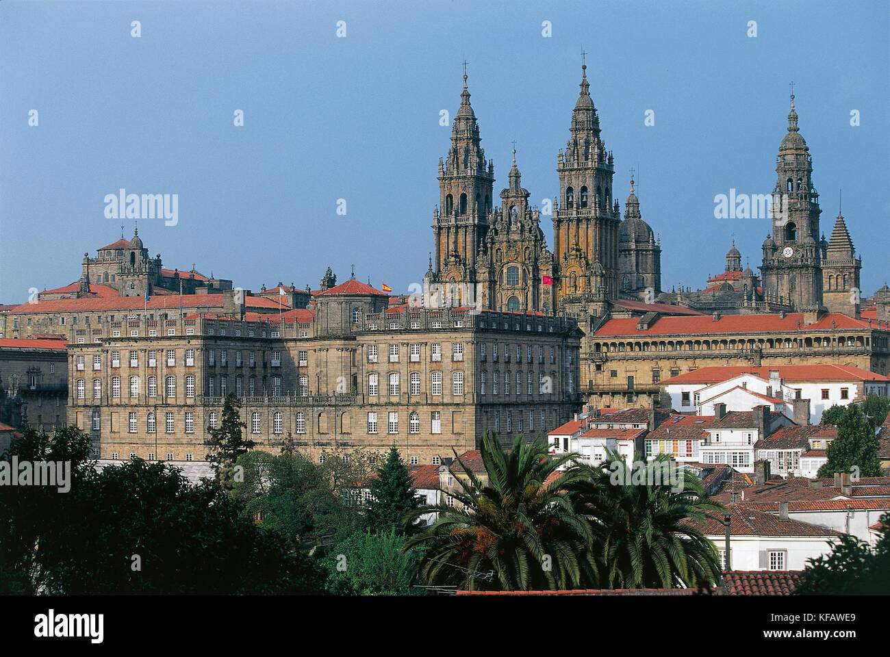 Spain, Galicia, Santiago de Compostela, Old Town (UNESCO Heritage, 1985 ...