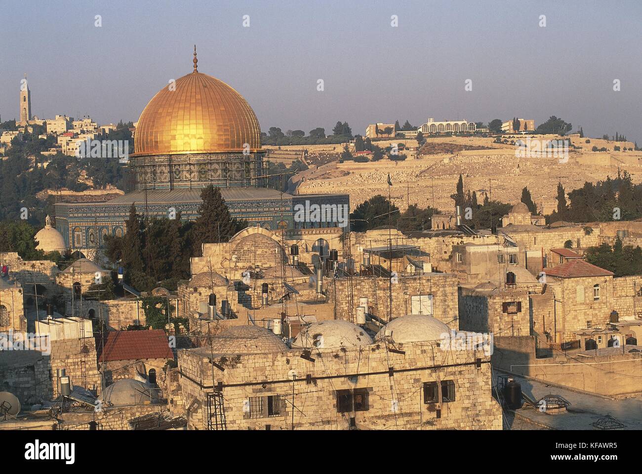 Israel, Jerusalem (UNESCO World Heritage Site, 1981), Old city, Dome of ...