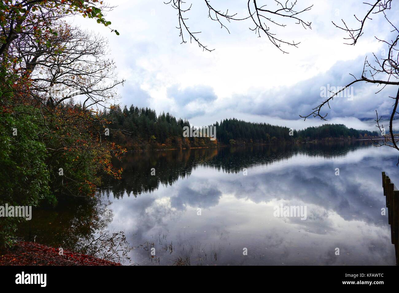 Loch Ard, Aberfoyle, Kinlochard, Scotland, Highlands Stock Photo - Alamy