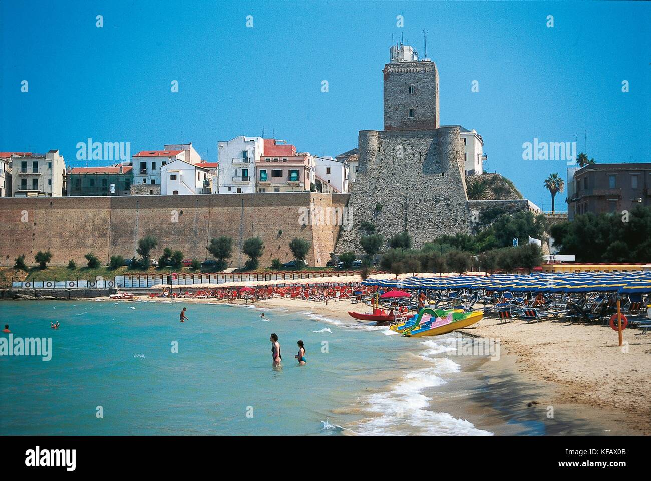 Italy, Molise Region, Termoli, Castle Stock Photo - Alamy