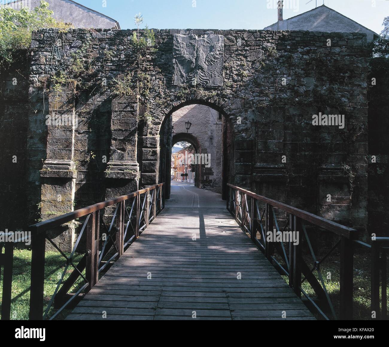 Italy, Friuli Venezia Giulia Region, Gradisca d'Isonzo, Castle Stock ...