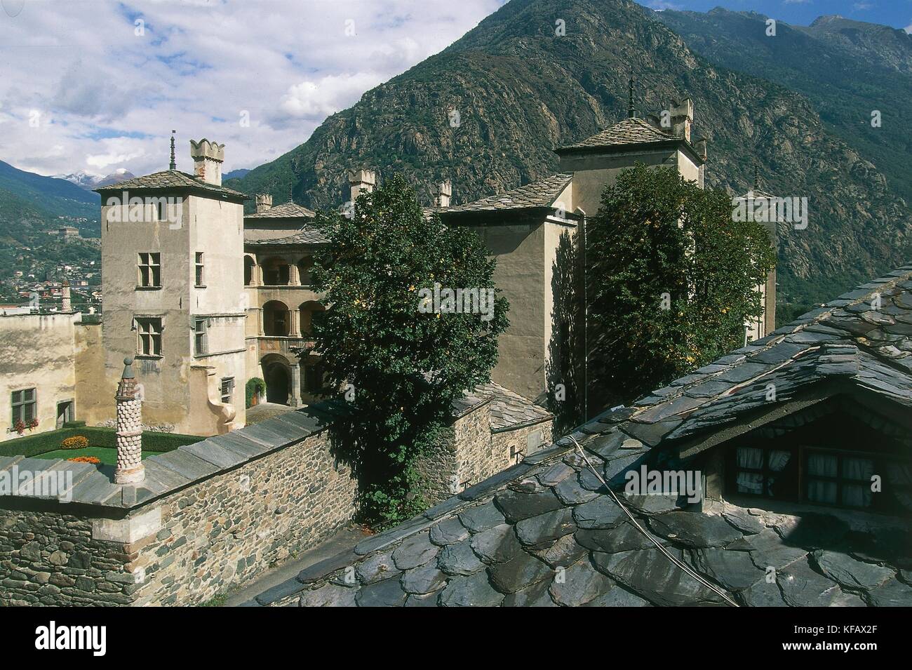 Issogne castle hi-res stock photography and images - Alamy