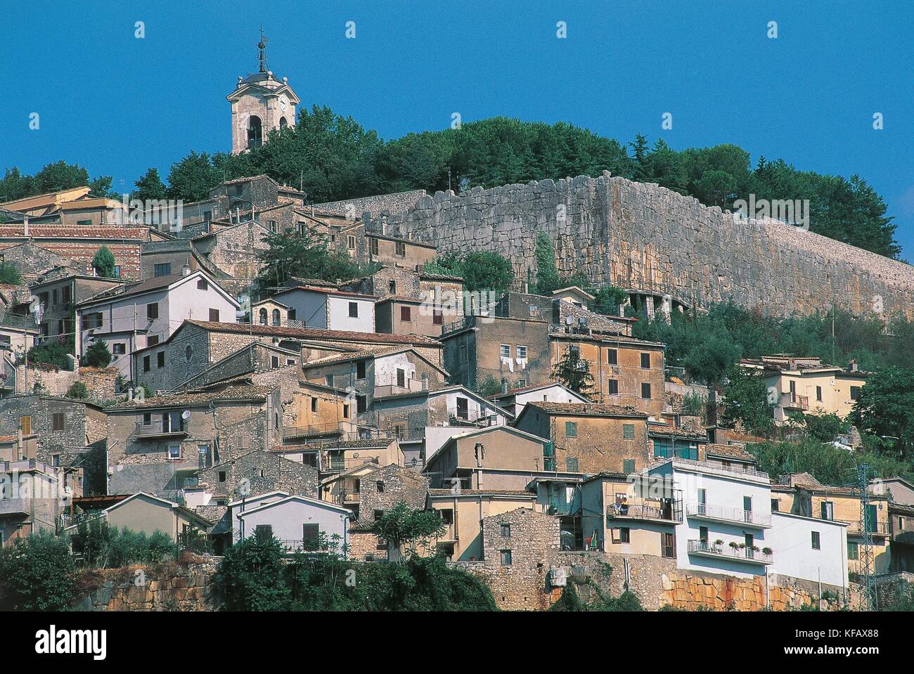 Lazio Alatri Acropolis View With The Walls Stock Photo - Alamy