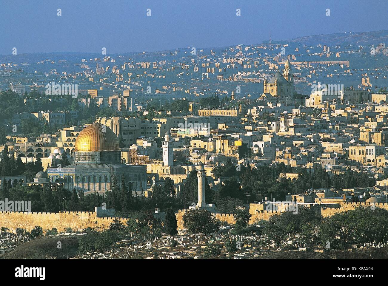 Israel, Jerusalem (UNESCO World Heritage Site, 1981), The old city and ...