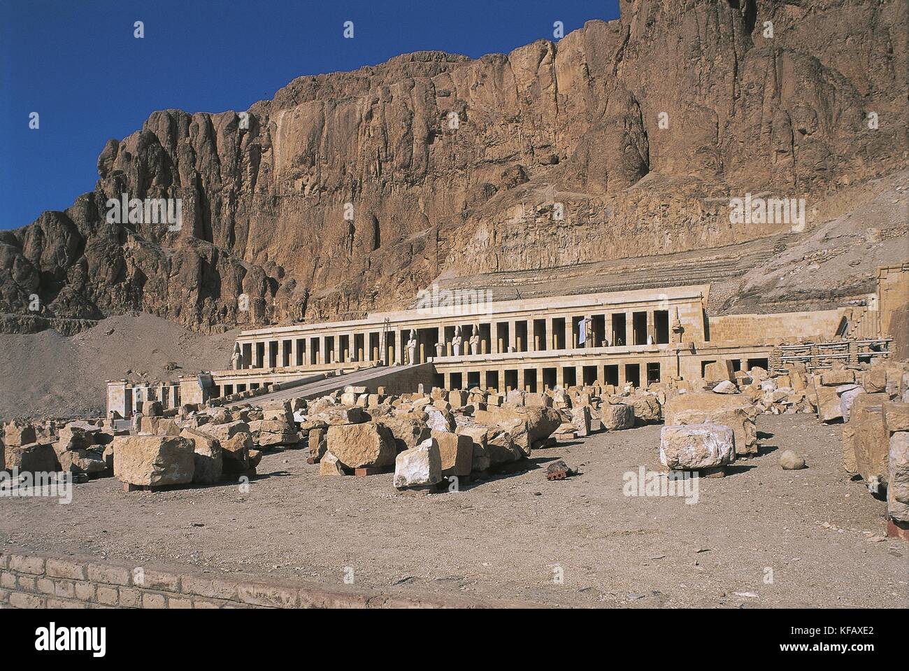 Egypt, Ancient Thebes (UNESCO World Heritage List, 1979). Valley of the Kings. Temple of ...