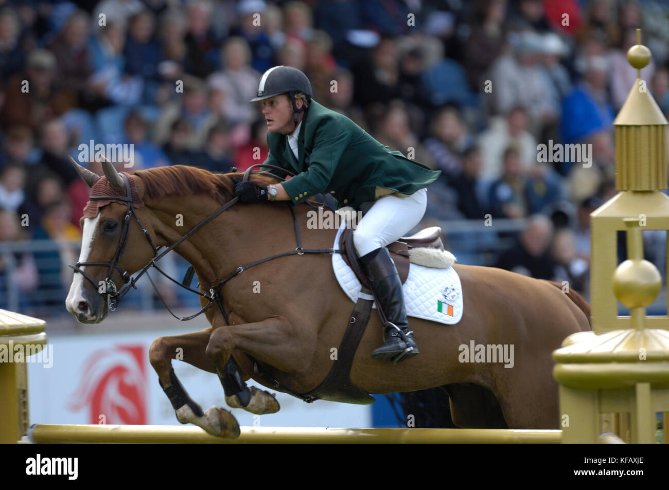 Cameron Hanley (IRL) riding SIEC Hippica Kerman, World Equestrian Games ...