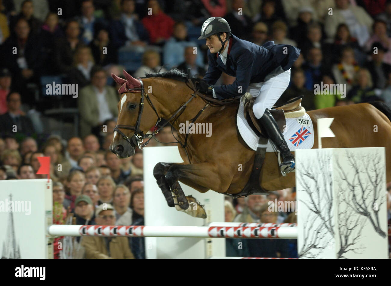 Tim Gredley (GBR), riding Omelli, World Equestrian Games, Aachen, 31 ...