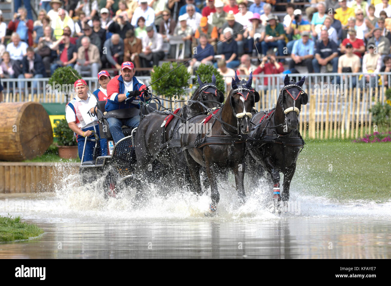 Zdnek Jirasek (CZE), World Equestrian Games, Aachen, 31 August 2006 ...