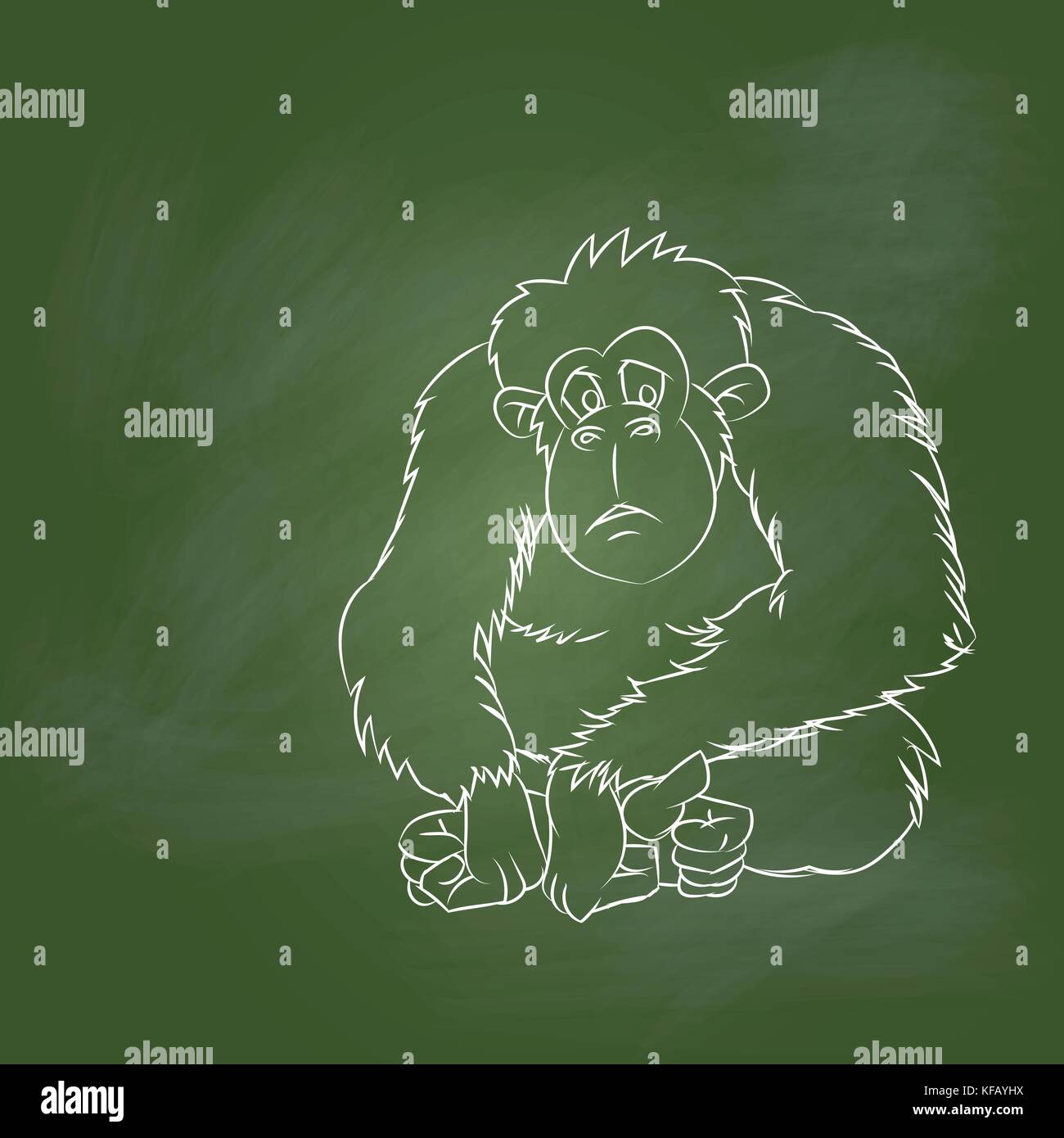Ape drawing hi-res stock photography and images - Alamy